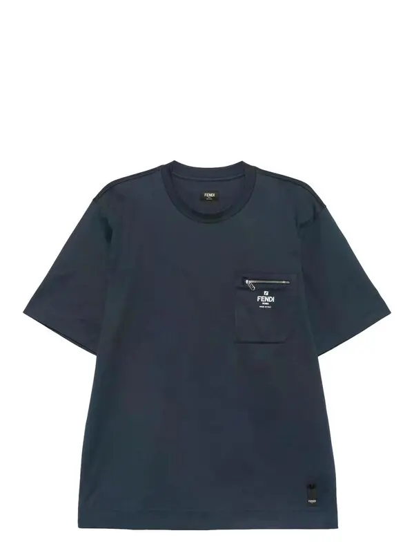 Fendi Cotton T-shirt - Blue
