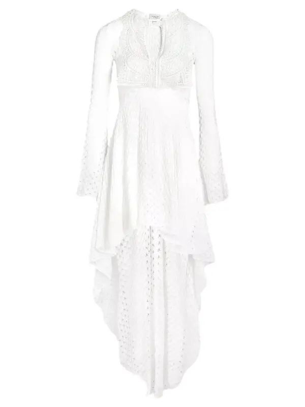 Giambattista Valli Asymmetrical Dress - White