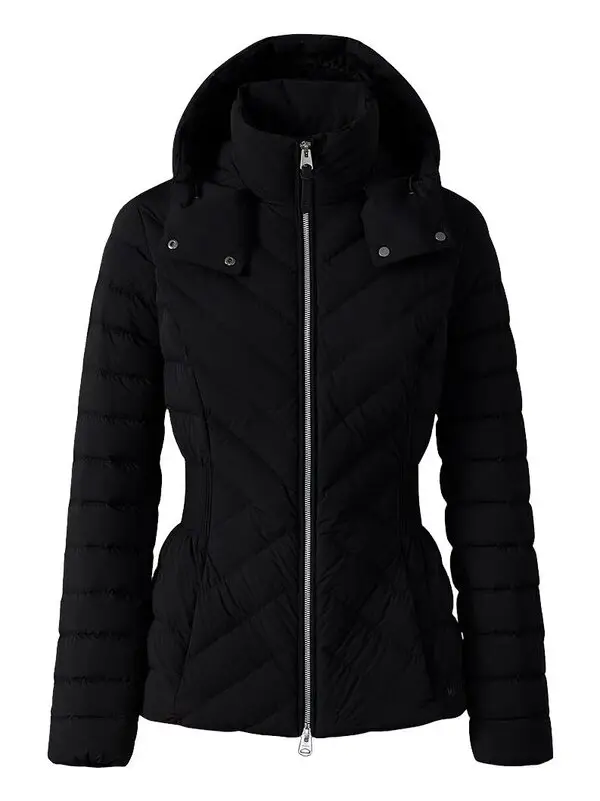 Mackage Idalee Hooded Down Jacket - Black