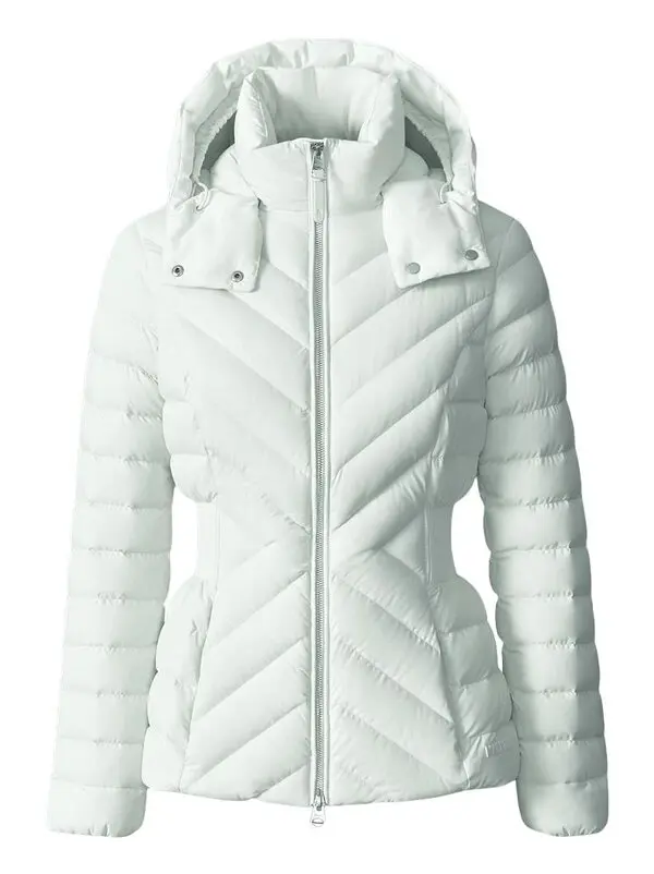 Mackage Idalee Hooded Down Jacket - Cream