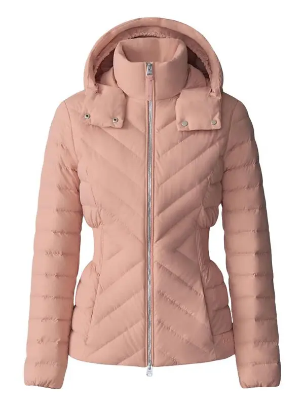Mackage Idalee Hooded Down Jacket - Muted Clay