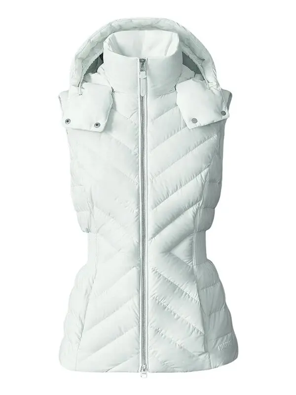 Mackage Hoshi Light Down Hooded Vest - Cream