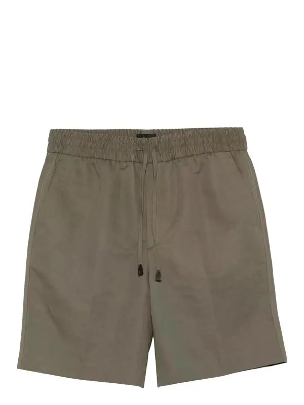 Brioni Slub-texture Short - Green