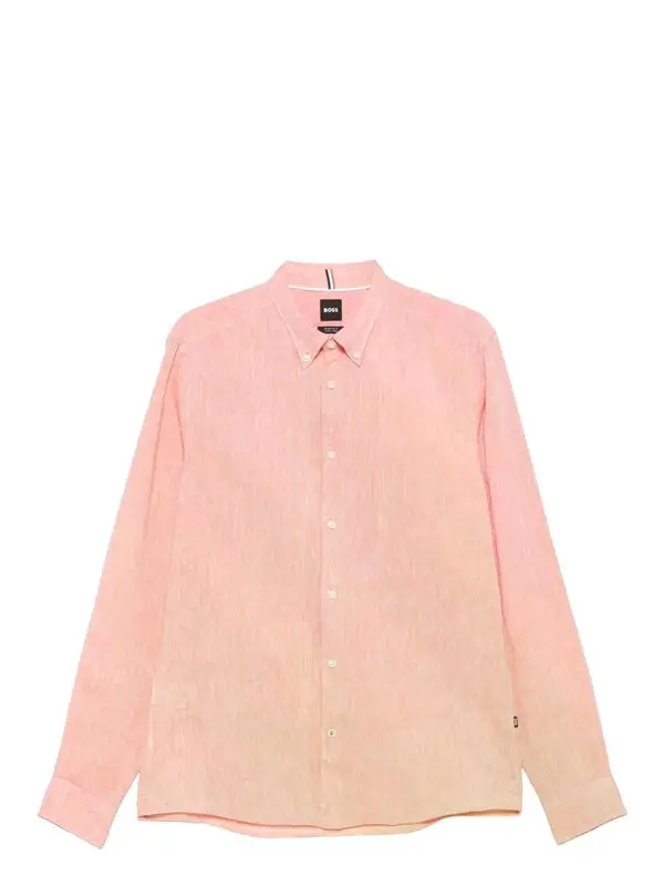 BOSS Linen Shirt - Orange