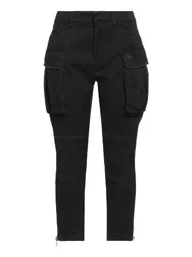 DONDUP Tapered Leg Cargo Pants - Black