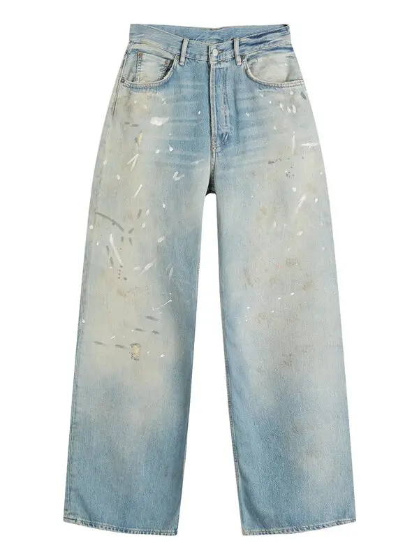 Acne Studios 2021 Trafalgar Wash Jeans - Light Blue
