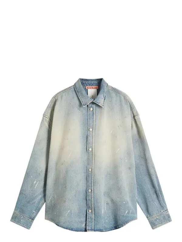 Acne Studios Setar U Trafalgar Denim Shirt - Light Blue