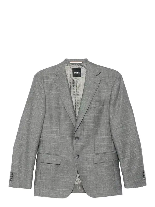 BOSS Patterned Blazer - Grey