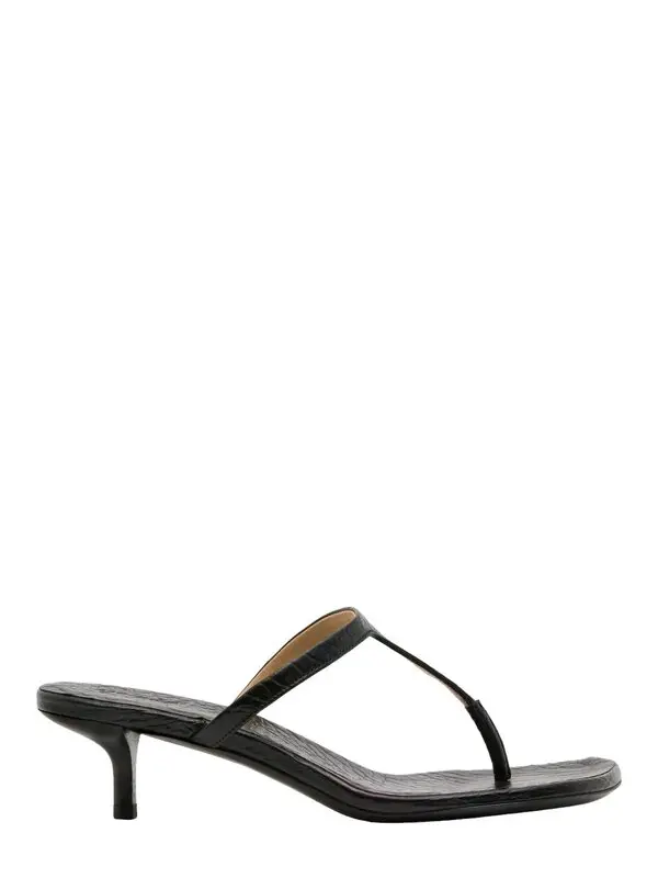 Marsèll Sottiletta Leather Sandals - Black