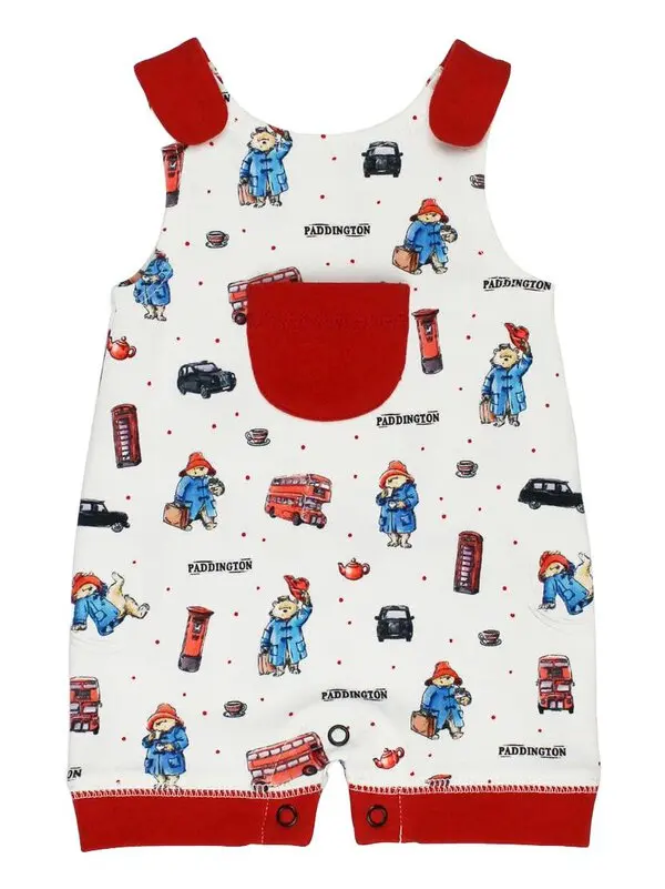L'OVEDBABY X Paddington Bear™ Sleeveless Organic Cotton Romper - London Paddington