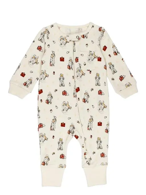 L'OVEDBABY Organic Cotton Zip Romper - Adventure Paddington