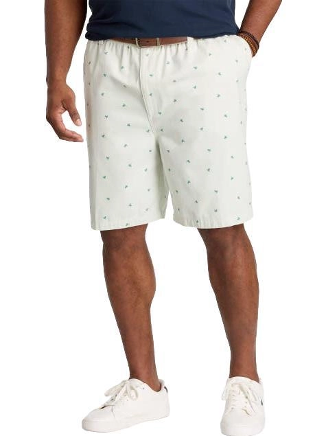 HARBOR BAY BY DXL Harbor Bay Big & Tall Elastic-waist Shorts - Turtle Green