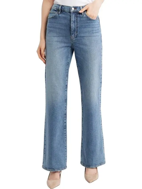 FRAME The Arrow High-waist Bootcut Jeans - Cloudlet