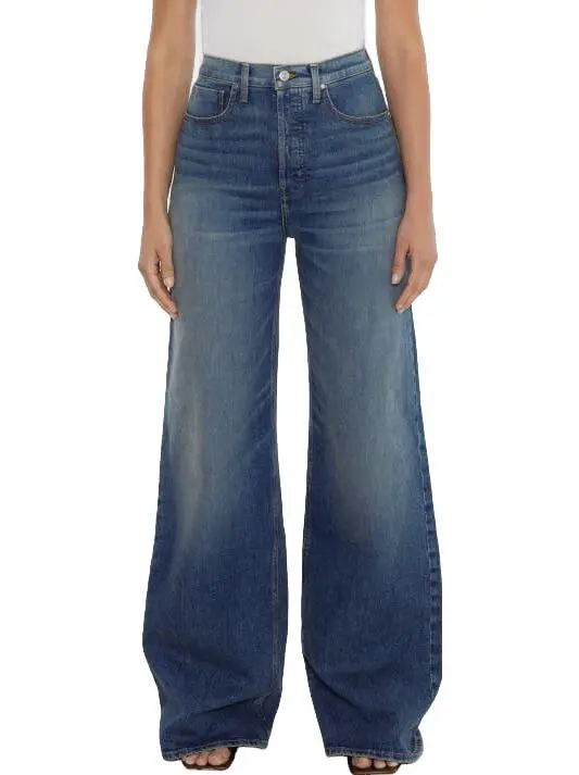 RUDES DENIM The Phoenix Wide-leg Jean - Seaside Blue