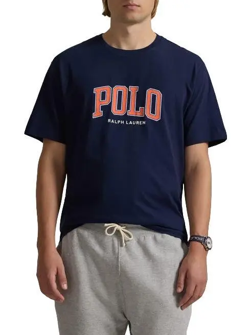 Polo Ralph Lauren Big & Tall Logo Jersey T-shirt - Cruise Navy