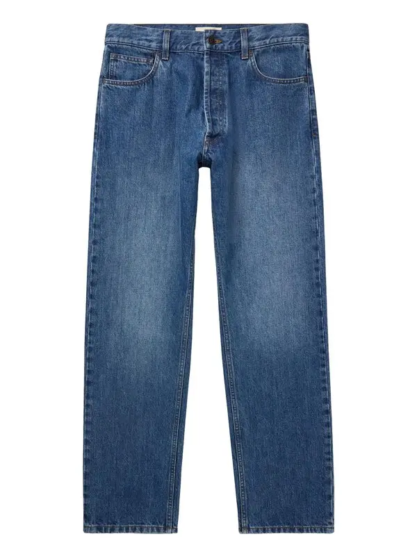 THE ROW Burt Slim-fit Straight-leg Jeans - Blue