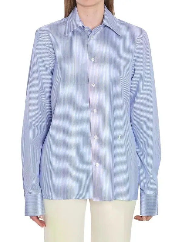 Saint Laurent Cassandre Shirt - Blue