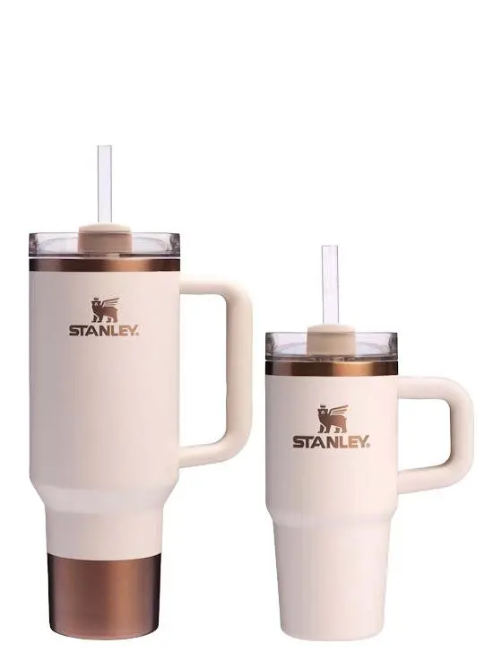 STANLEY Comfort & Joy Collection Holiday Samesies Quencher 40oz & 14oz Sip Set - Gilded Sugar