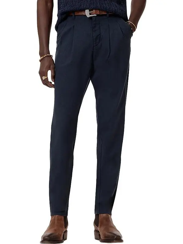 John Varvatos Kian Dropped Tapered Fit Trousers - Lake Blue