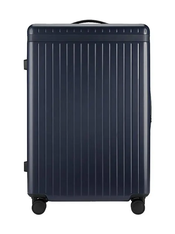 CARL FRIEDRIK Large Check-in Zip Spinner Suitcase - Navy/navy