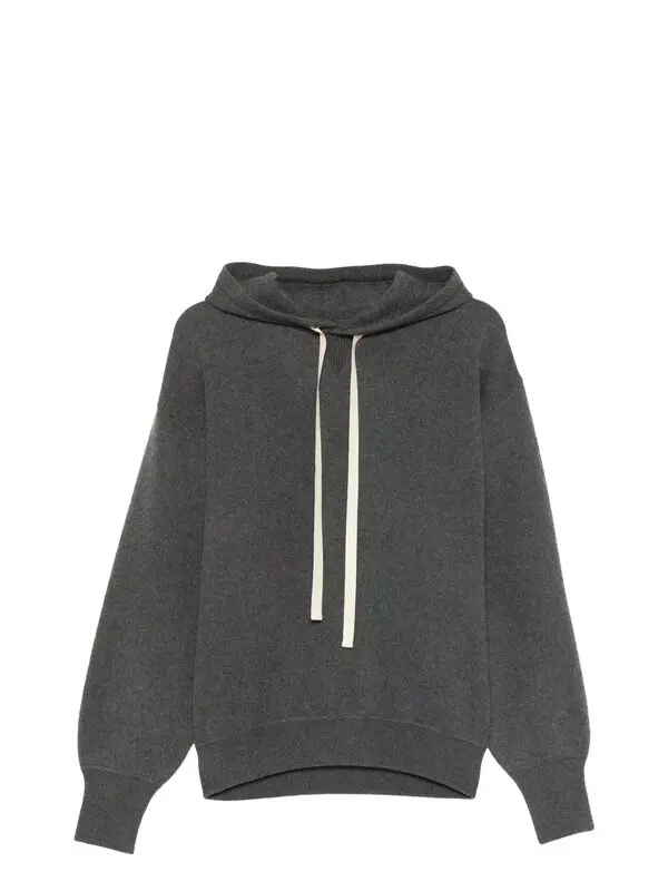 JIL SANDER Cashmere Hoodie - Grey
