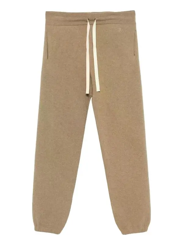 JIL SANDER Knitted Track Pants - Brown