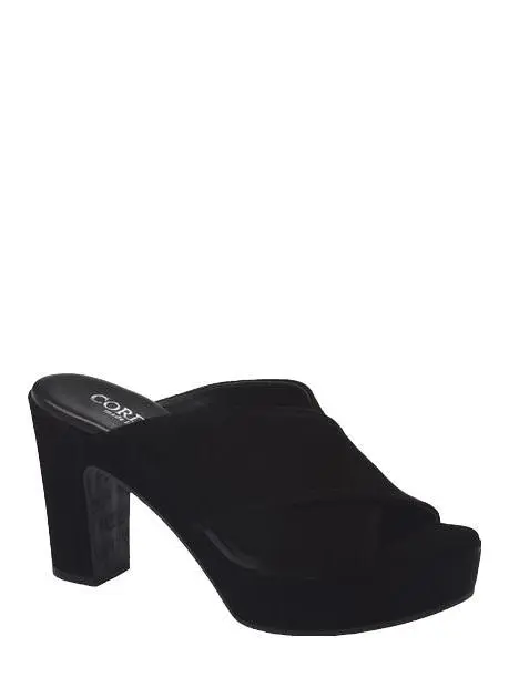 Cordani Teresa Platform Sandals - Camoscio Nero