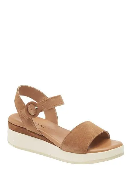 Cordani Arielle Ankle Strap Platform Wedge Sandal - Clove
