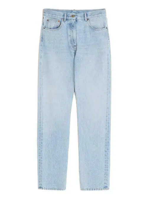 Valentino Garavani Floral Print Trousers - Denim