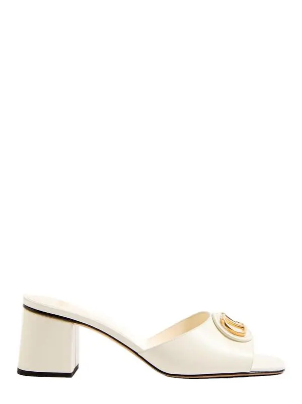 Valentino Garavani Vlogo Signature Slide Sandal - Ivory