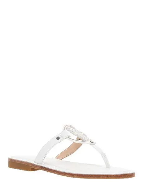 Frye Taylor Logo Sandal - White