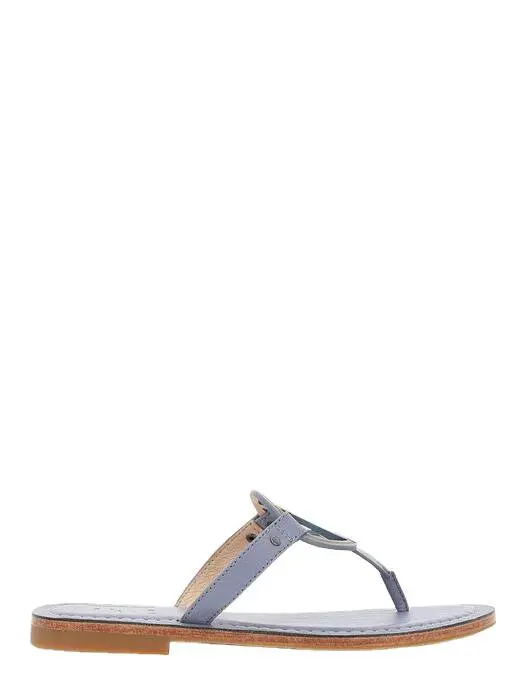 THE FRYE COMPANY Taylor Logo Sandal - Natural