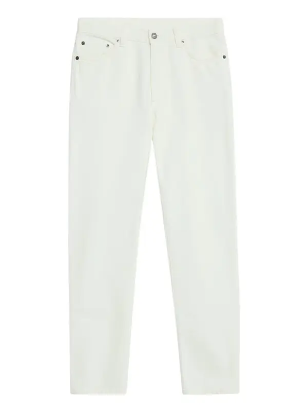 Zegna Slim Five-pocket Denim Pants - Wht Sld