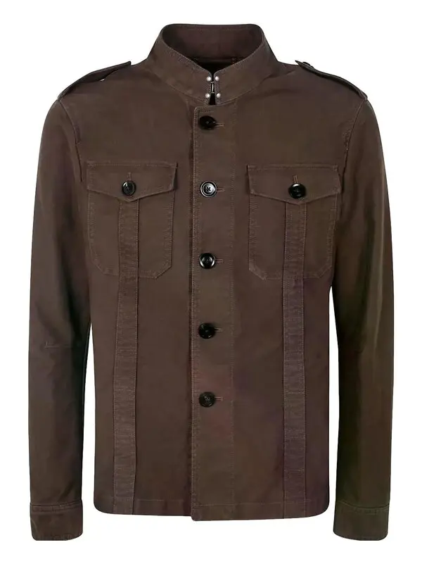 TOM FORD Cotton Jacket - Brown