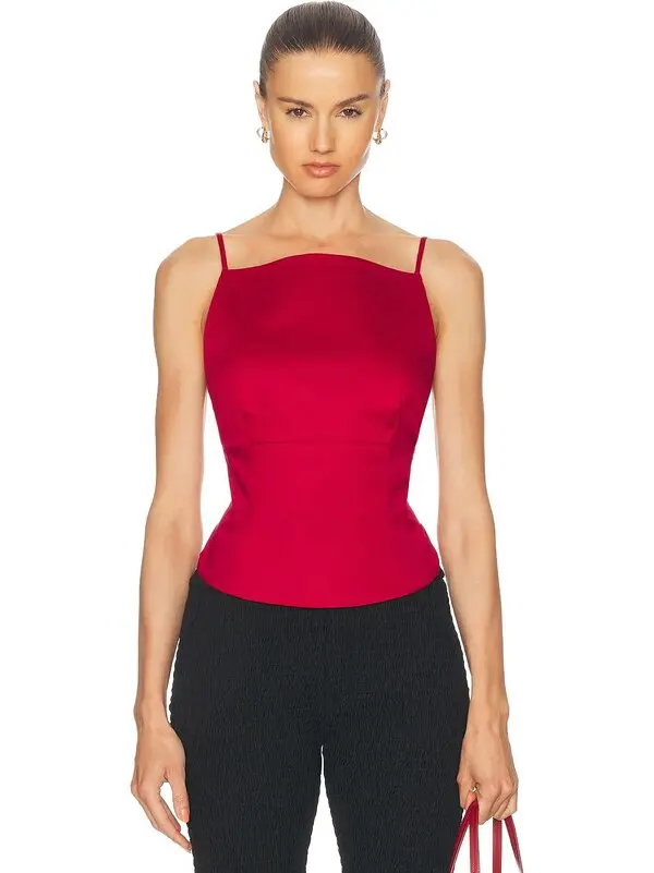 MARLIES GRACE Mer Top - Red