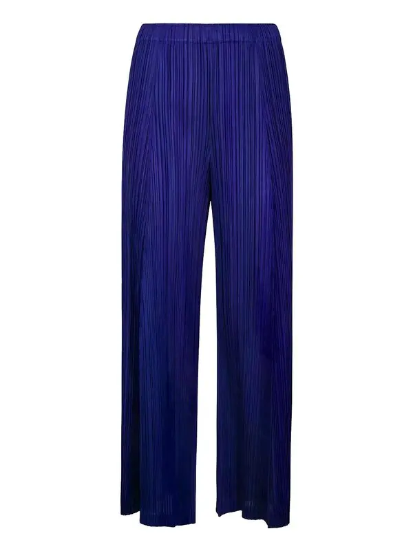 Issey Miyake Pleated Trousers - Blue