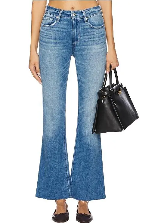 Paige Petite High Rise Laurel Canyon Jeans - Mesmerize