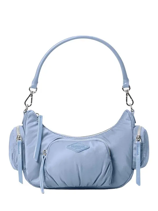 Mz Wallace Small Chelsea Shoulder Bag - Stone Blue