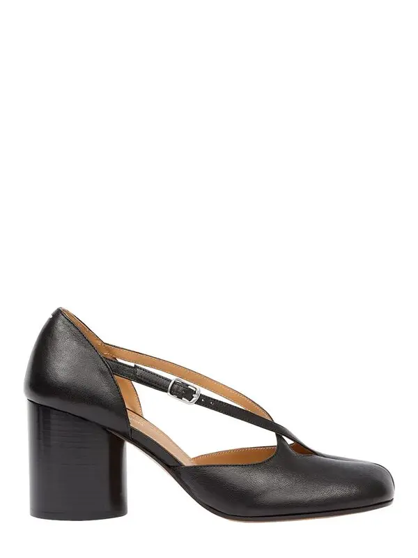 MAISON MARGIELA Tabi Strappy Block-heel Pumps - Black