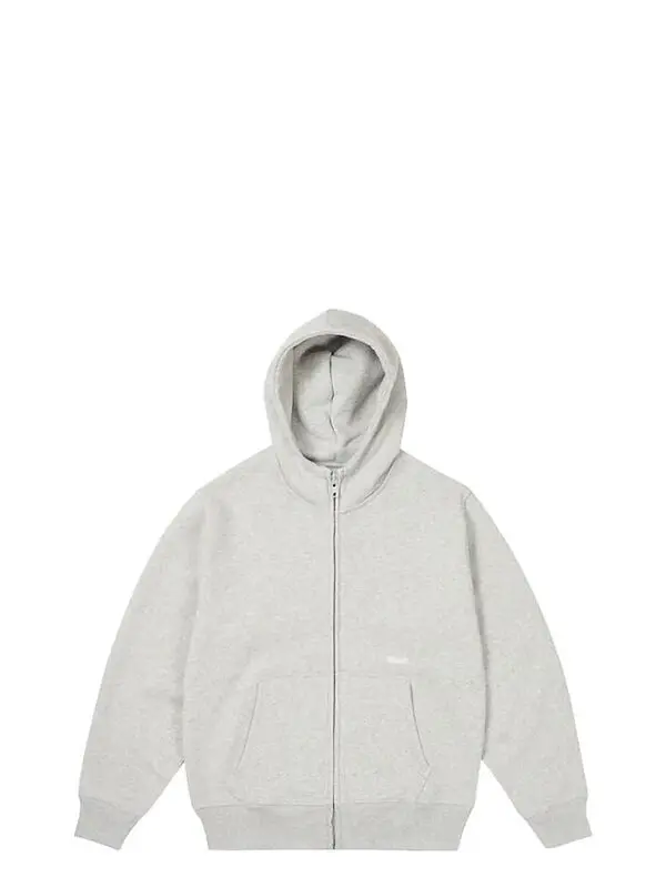PALACE 5g Zip Hood - Grey Marl