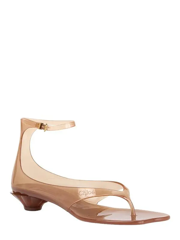 Chloé Jelly Sandals - Sunny Brown