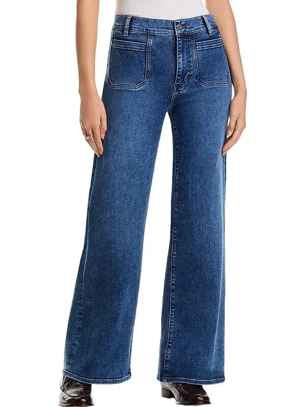 FRAME Le Slim Palazzo Modernist Pocket Jeans - Esteem