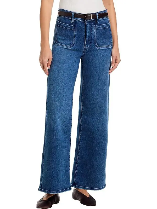FRAME Le Slim Palazzo Modernist Pocket Jeans - Iberia