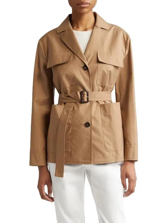 Max Mara Giulia Belted Jacket - Camel