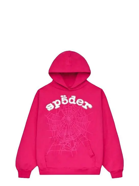 SP5DER Legacy Hoodie - Pink/white