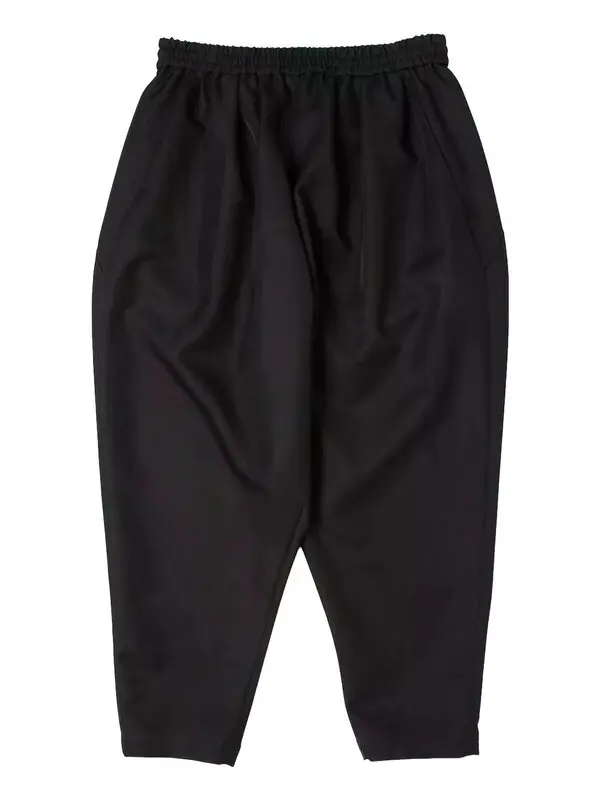 YOSHIOKUBO Elasticated Tapered Trousers - Black