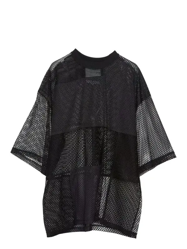 YOSHIOKUBO Various Lace T-shirt - Black
