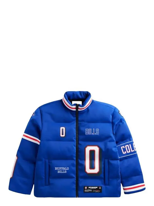 OFF SEASON X Nfl Keon Coleman Buffalo Bills Player Puffer Jacket - Royal Blue