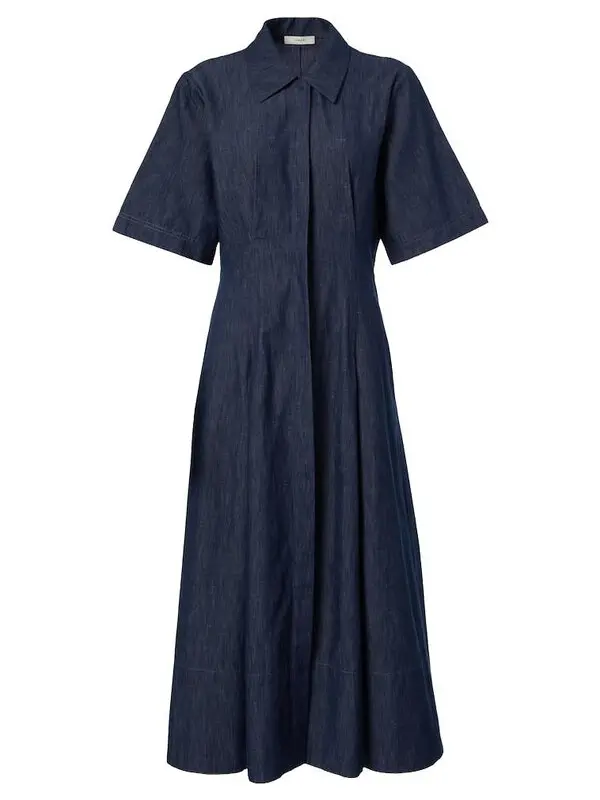 Vince Denim Shirt Dress - Blue