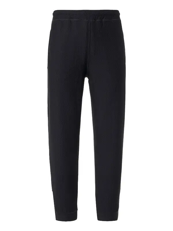 Giorgio Armani Knitted Sweatpants - Black